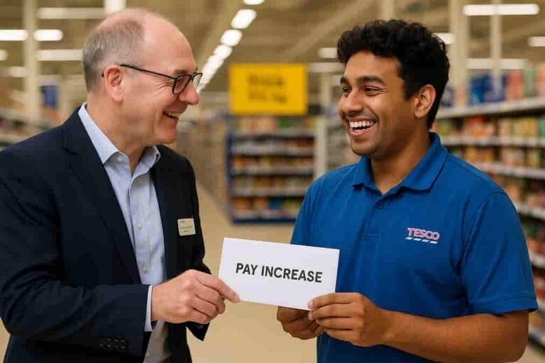 Tesco to implement second pay rise in 2025, lifting hourly rate up to £ ...
