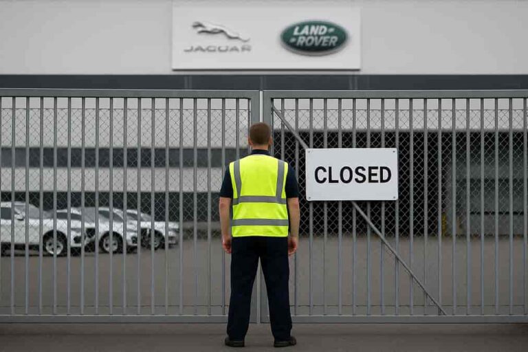 Jaguar Land Rover JLR losing £7.1 million a day as government...