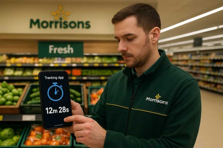Morrisons workers could be placed under scrutiny with tracking app