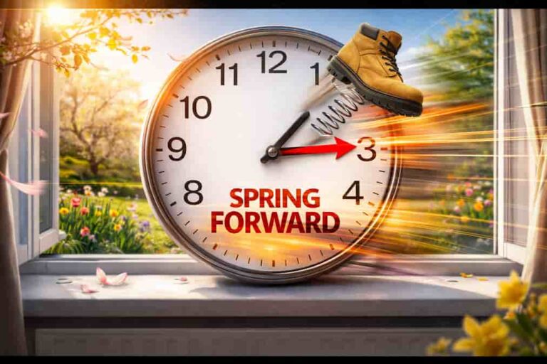 Clocks go forward this weekend for spring 2026: a lighter evening…